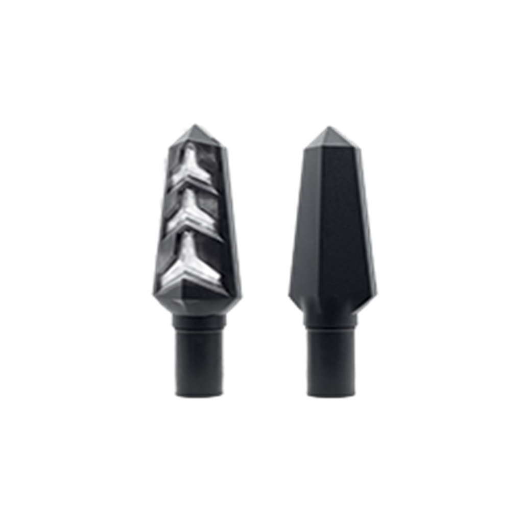 DIRECCIONAL LED SECUENCIAL PREMIUM UNIVERSAL (AMARILLO-BLANCO) | multimoto.mx